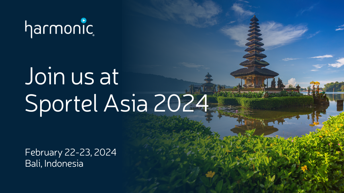 Meet with Harmonic at Sportel Asia 2024